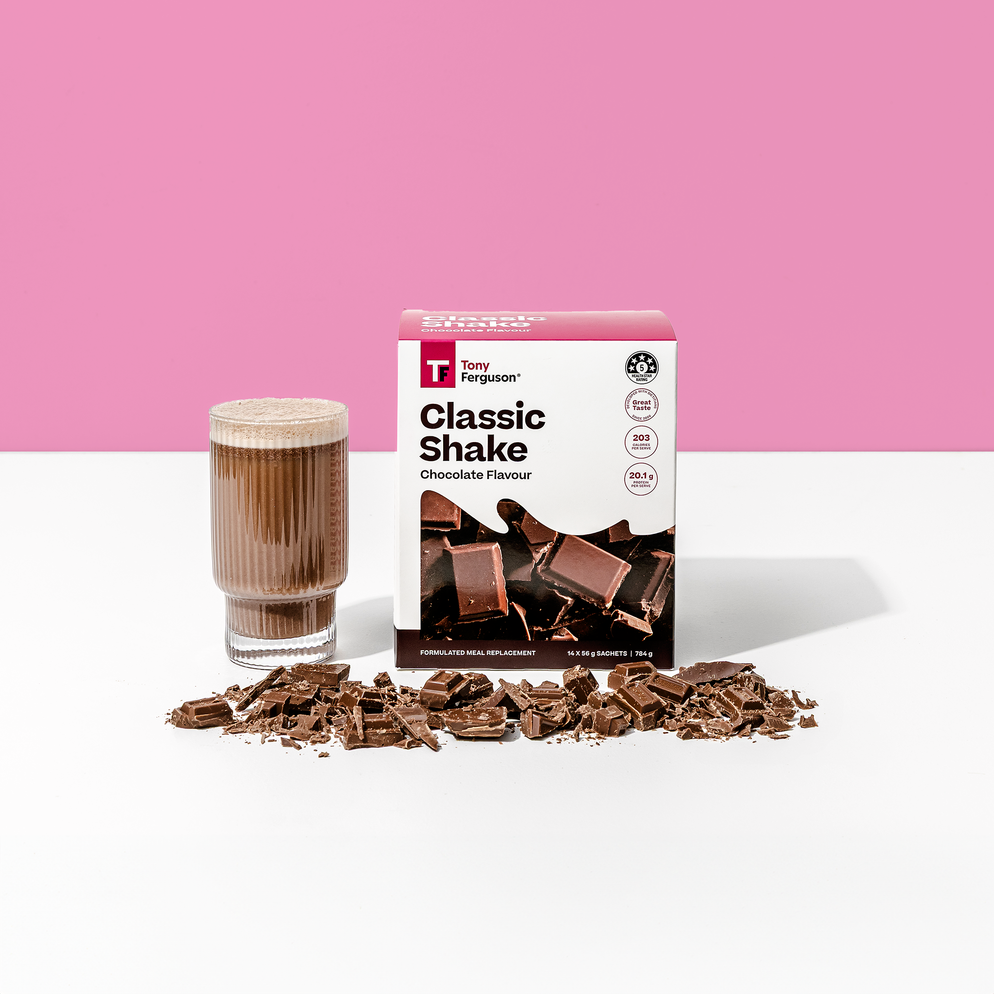 Chocolate Classic Shake 14pk – Tony Ferguson Weight Loss