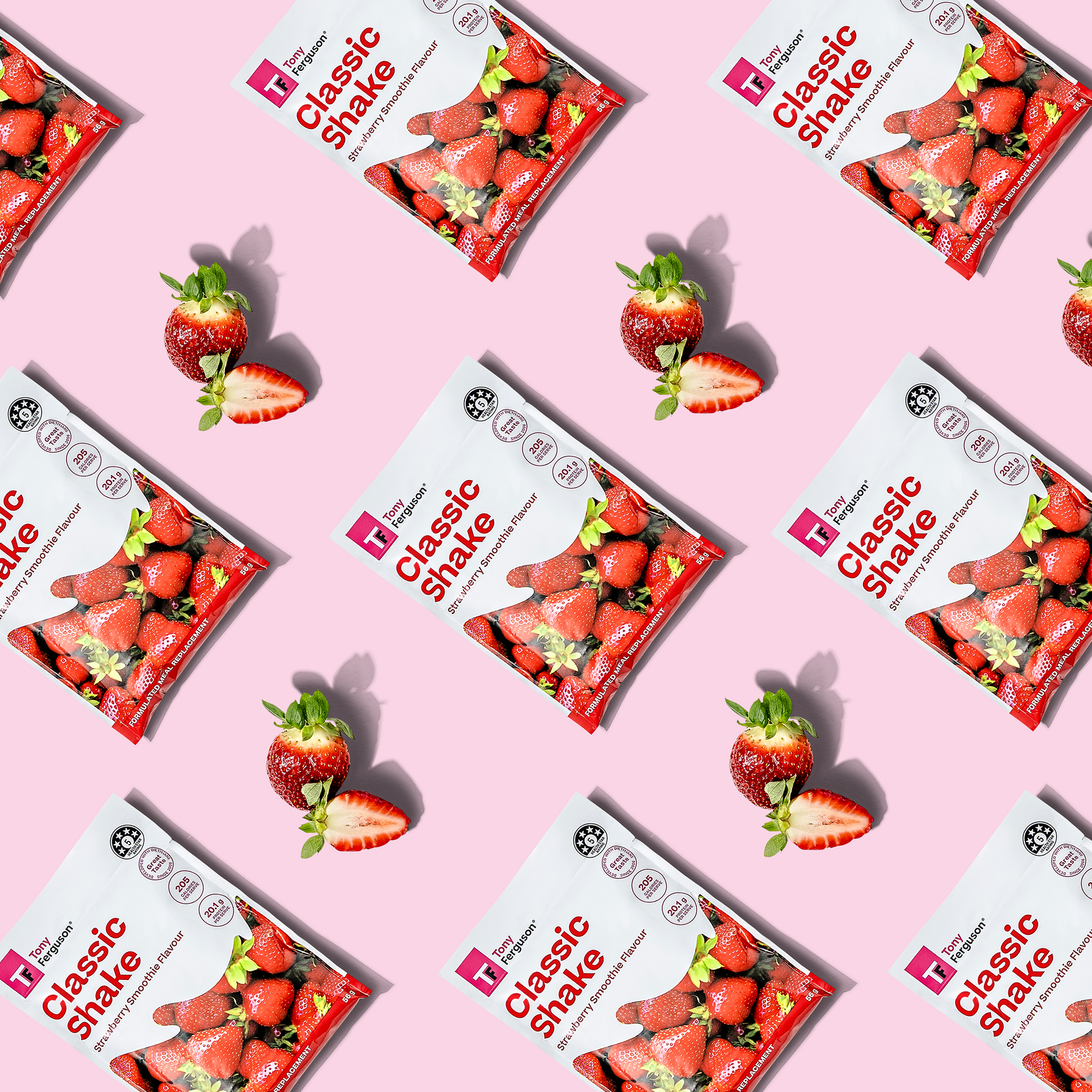 Strawberry Smoothie Classic Shake Single Sachet – Tony Ferguson Weight Loss