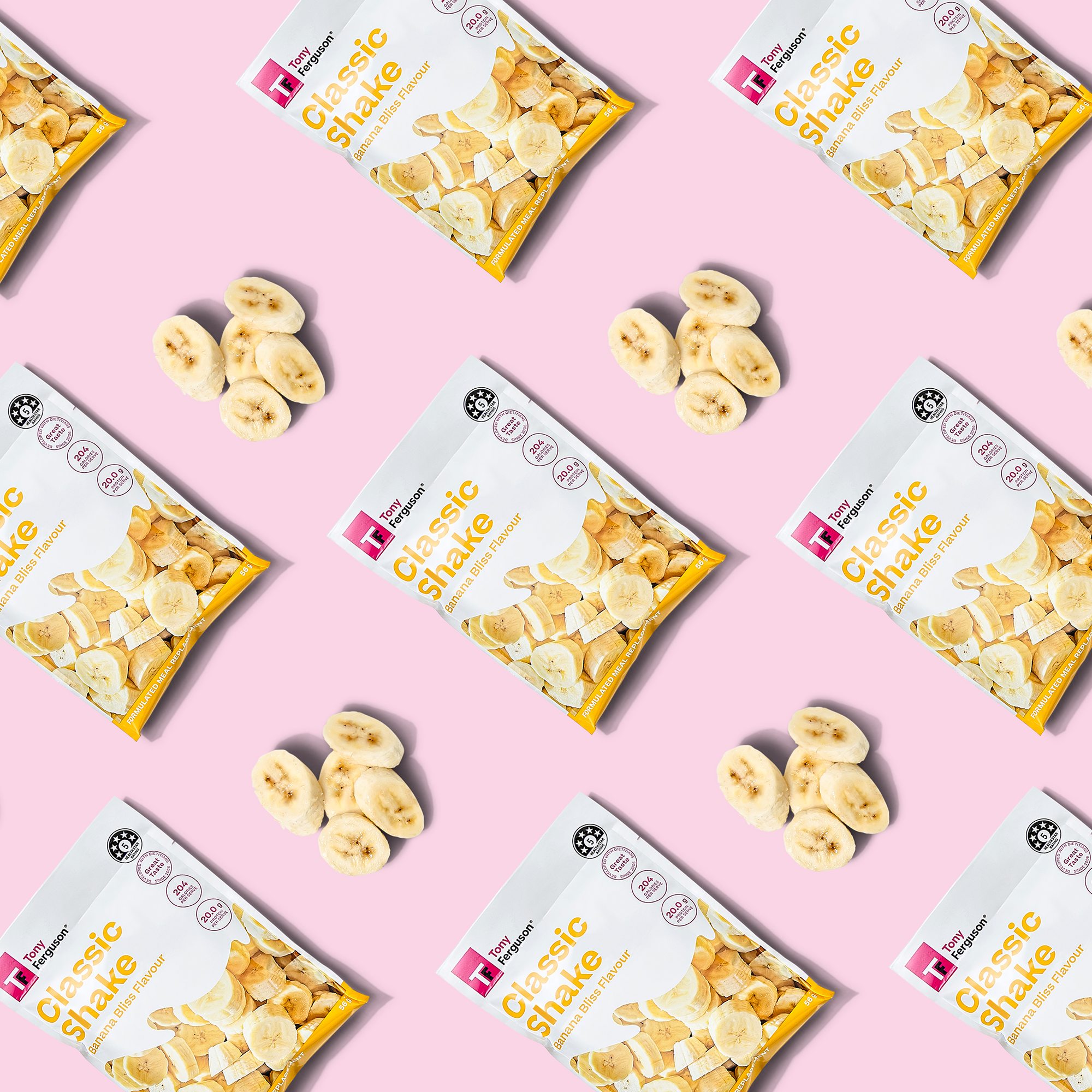 Banana Bliss Classic Shake Single Sachet – Tony Ferguson Weight Loss